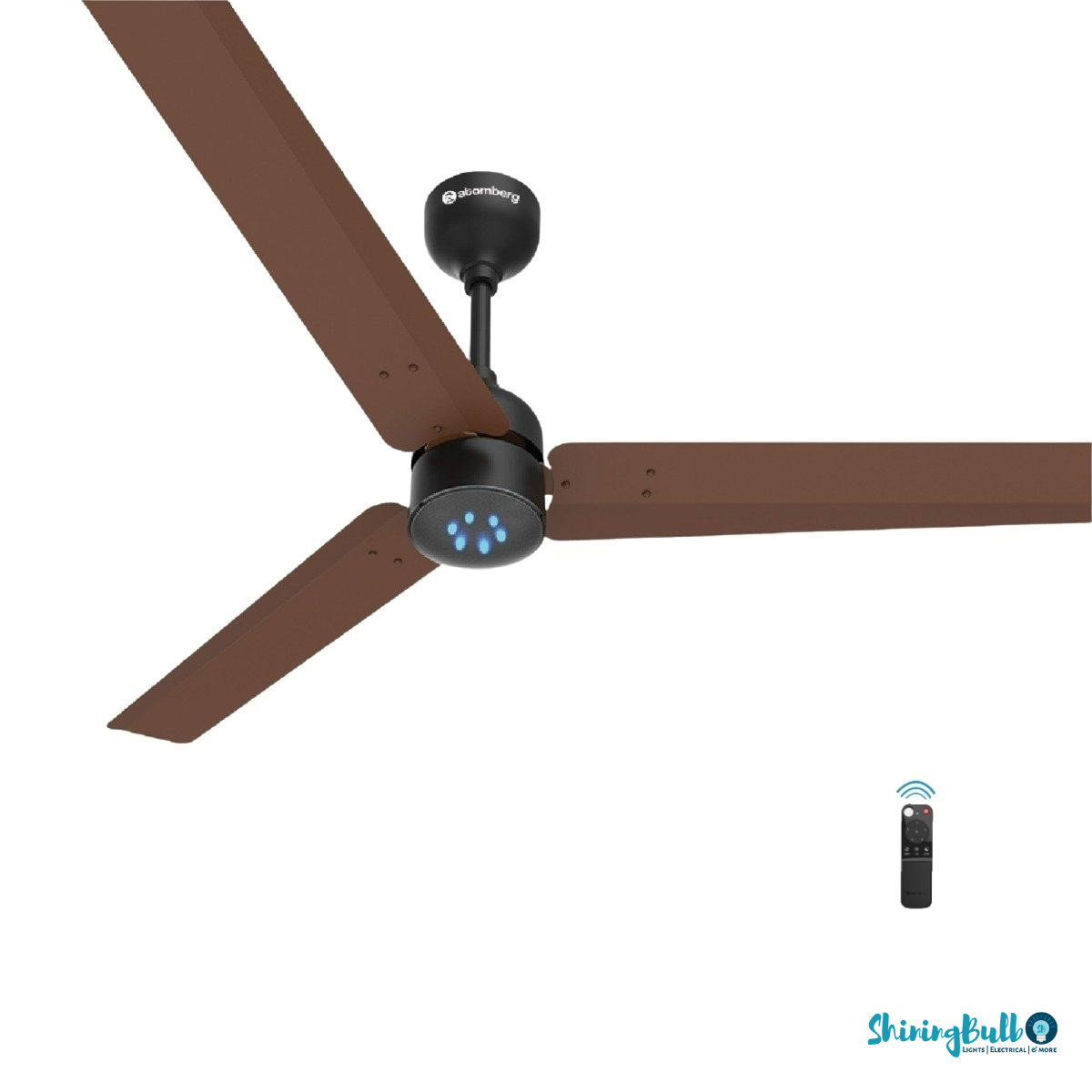 Atomberg Renesa BLDC Ceiling Fan - Black & Brown Finish - 1200mm ...